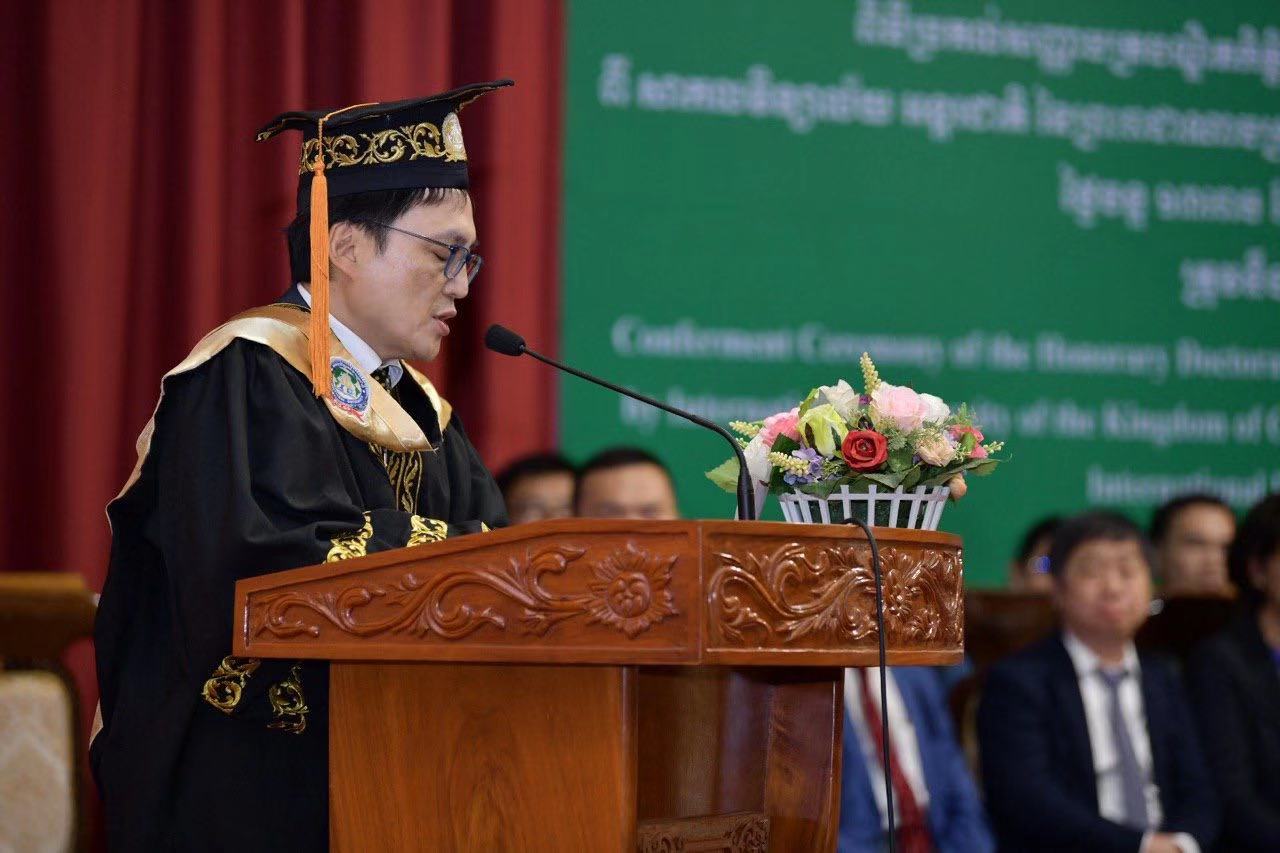 Dr. Fok Speech International University Cambodia – Peace Post Asia